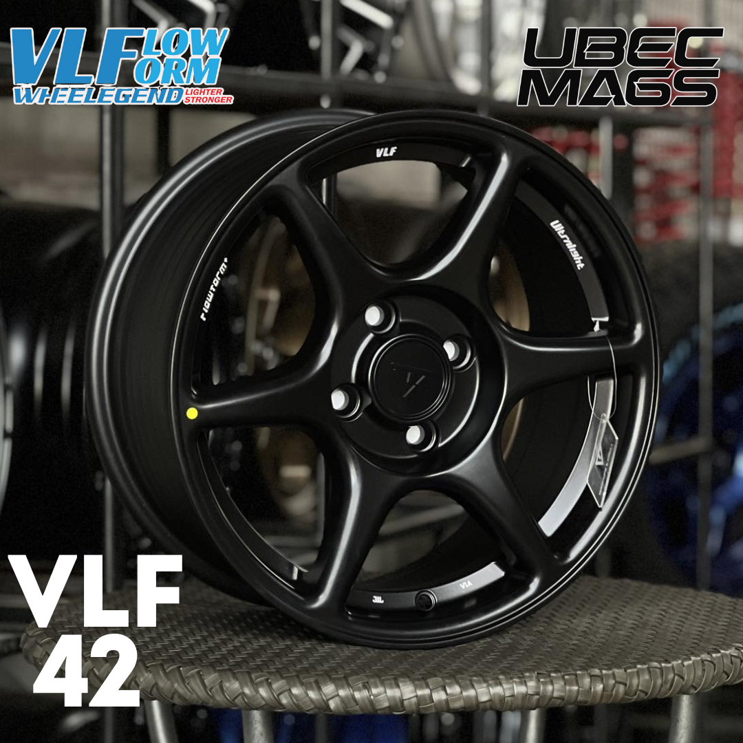 VLF-42 FLOW FORM 15X7X4H/100 ET 35 MATTE BLACK – UbecMags