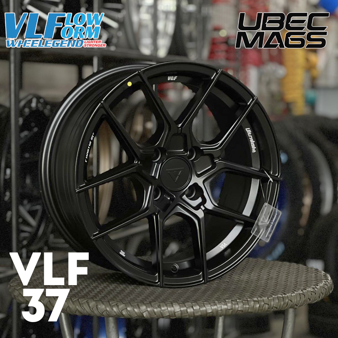 VLF-37 FLOW FORM V.2 15X7X4H/100 ET 35 MATTE GUNMETAL – UbecMags