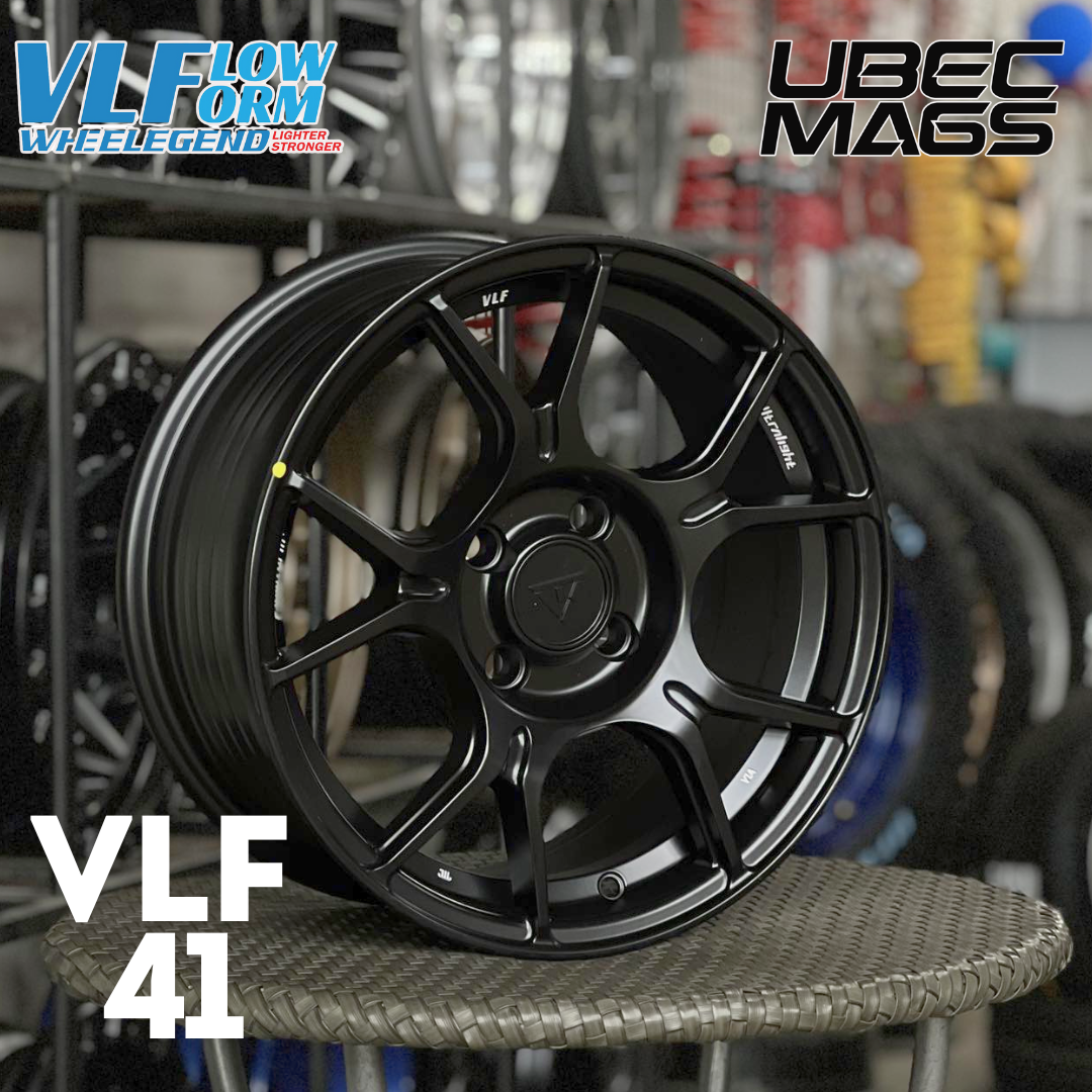 VLF-41 FLOW FORM 15X7X4H/100 ET 35 MATTE BLACK – UbecMags