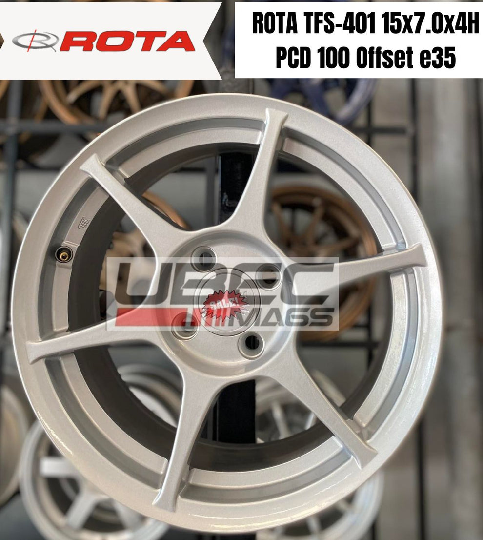 ROTA TFS-401 15X7X4H/100 PLAIN SILVER – UbecMags