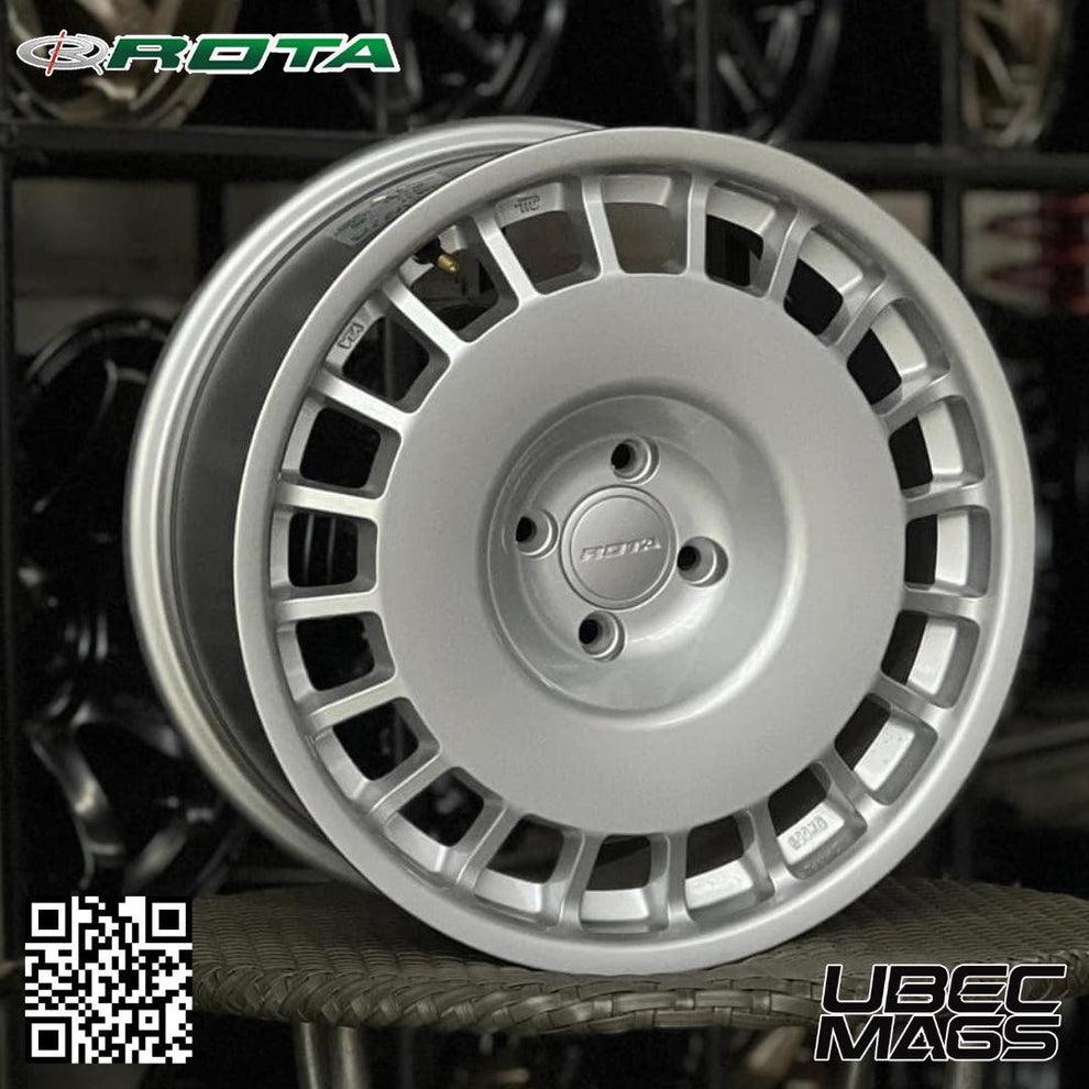 ROTA D-154 17X8X4H/100 PLAIN SILVER – UbecMags