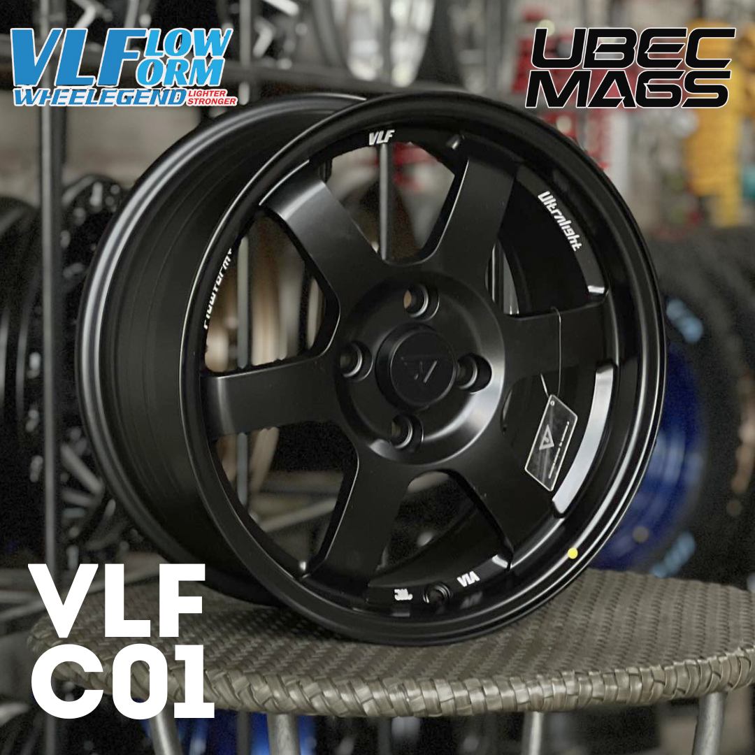 VLF-C01 FLOW FORM V.2 15X7X4H/100 ET 35 MATTE BLACK – UbecMags