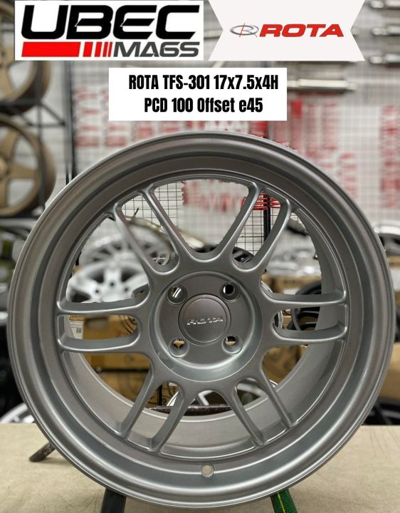 ROTA TFS-301 17X7.5X4H/100 PLAIN SILVER – UbecMags