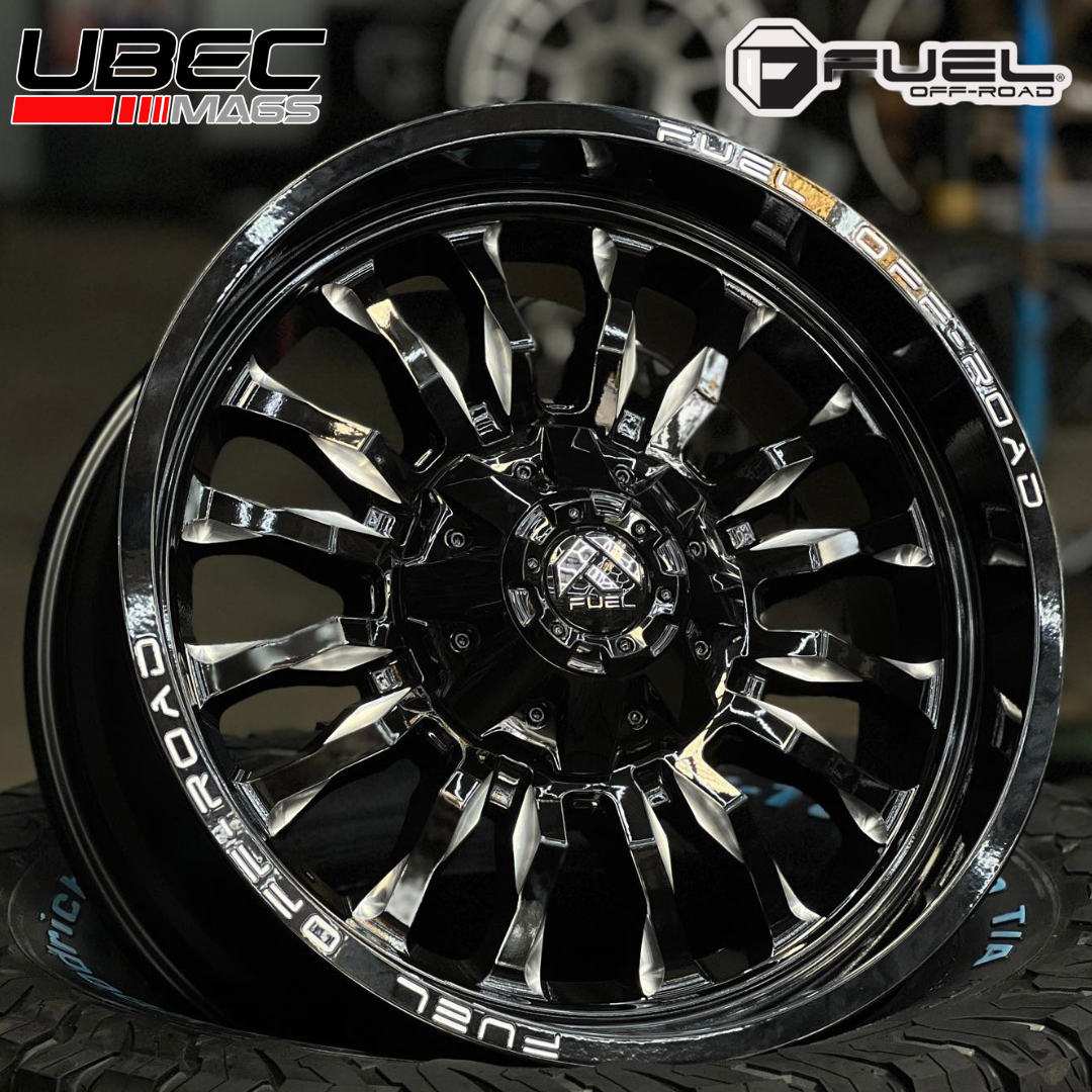 FUEL ARC 20X9X6H/135-139.7 GLOSSY BLACK MILLED D795 – UbecMags